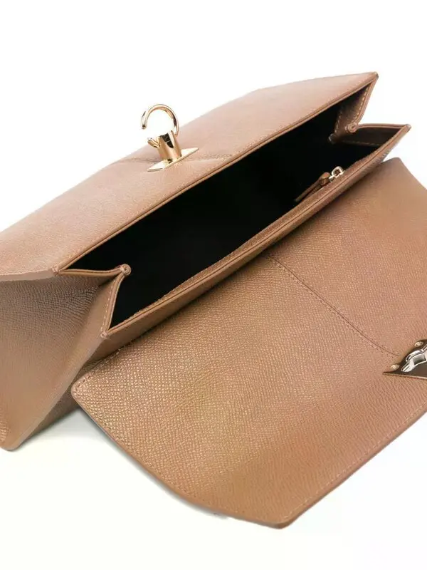 Cafuné Medium Stance C-lock Crossbody Bag - Brown