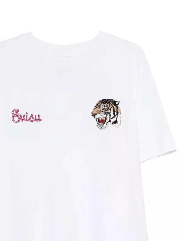 EVISU Tiger Cotton T-shirt
