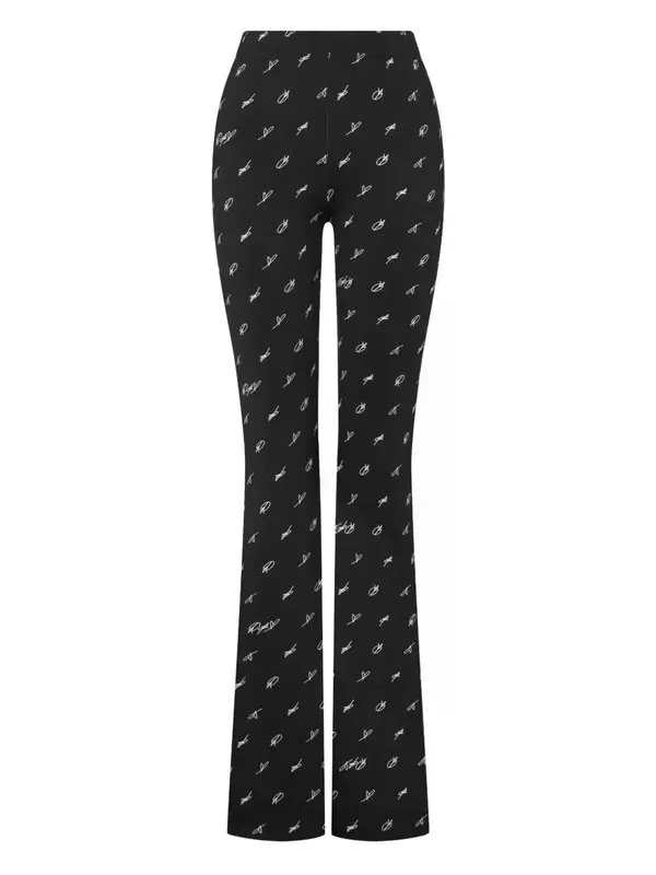 Moschino Printed Flared Trousers