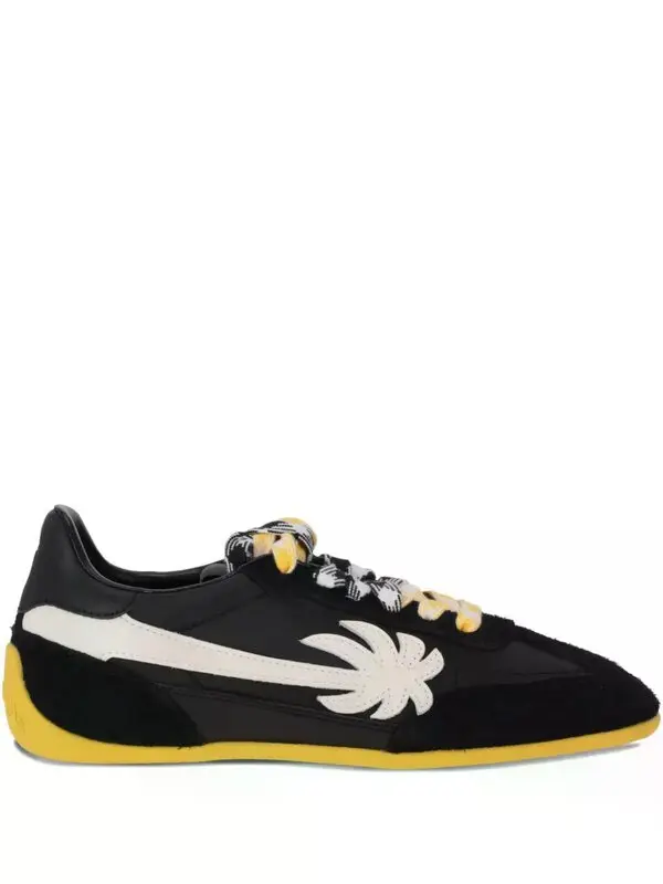 Palm Angels Pa 5 Leather Sneakers - Black