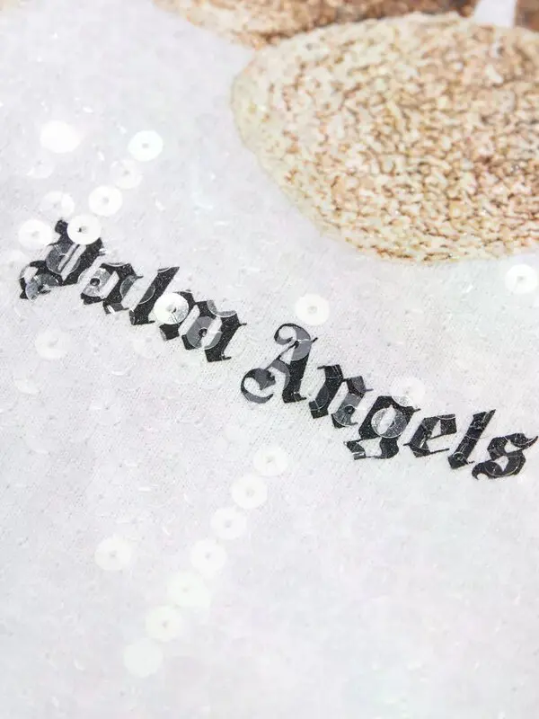 Palm Angels Bear-print Crop Top