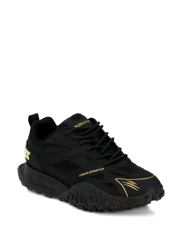 PLEIN SPORT Urban Sprinter Mesh Sneakers - Black