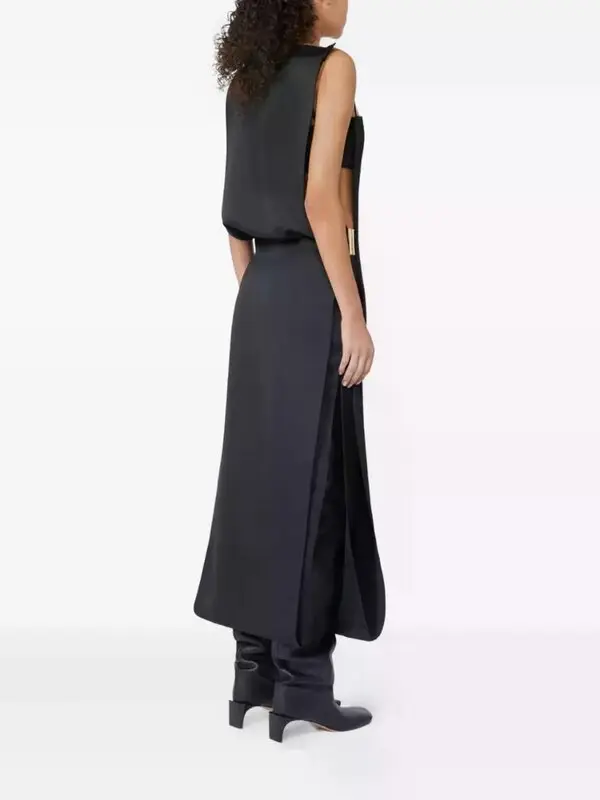 Sportmax Square-neck Midi Dress