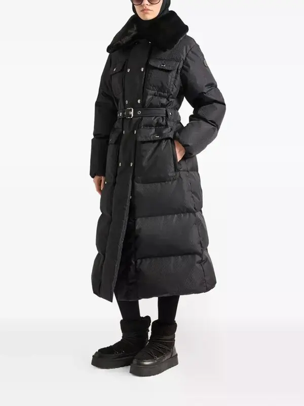 Fusalp Vlavi Belted Coat With Removable Collar