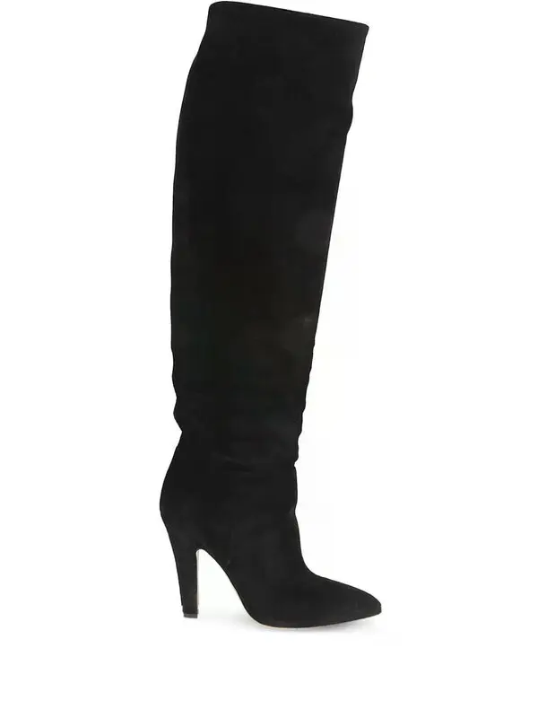 Paris Texas 100mm Leather Boots