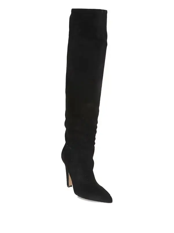 Paris Texas 100mm Leather Boots