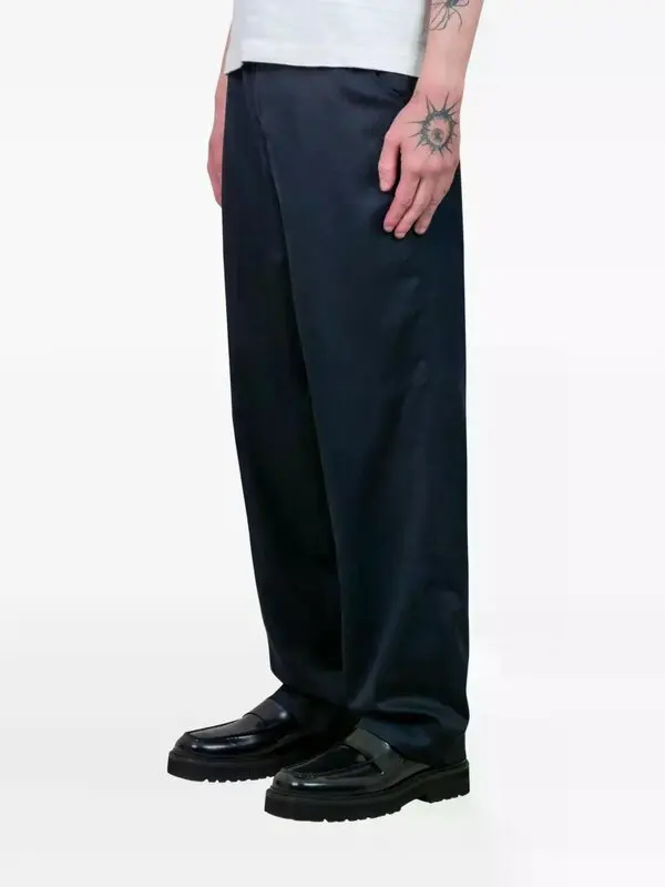 ANOTHER ASPECT 1.0 Tonal-stitching Trousers - Blue