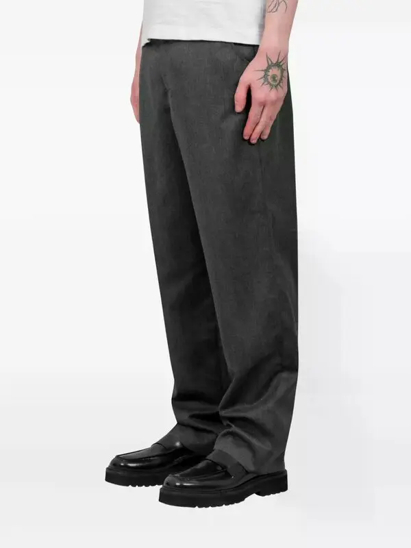 ANOTHER ASPECT 1.0 Tonal-stitching Trousers - Grey