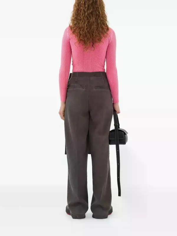 Sunnei Round-neck Long Sleeve Sweater