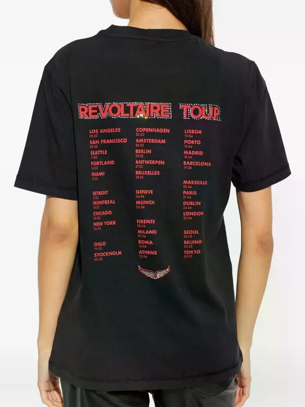 Zadig&Voltaire Edwin Heart Graphic T-shirt - Black