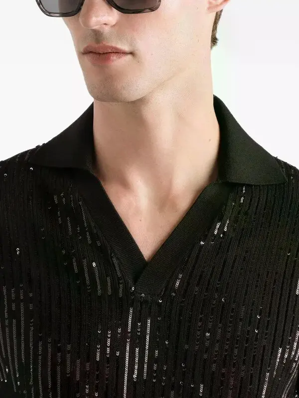 Dolce & Gabbana Wool And Silk Polo Shirt