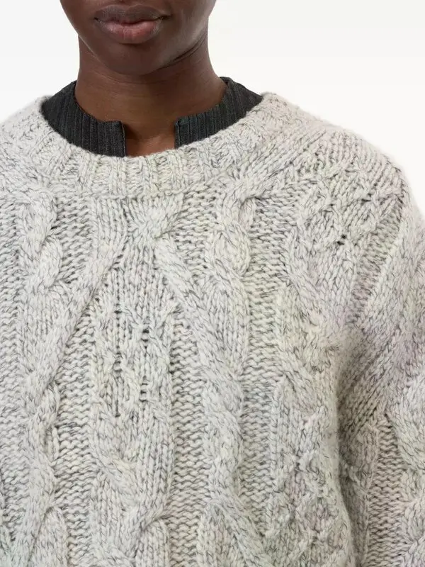 Closed Cable-knit Sweater