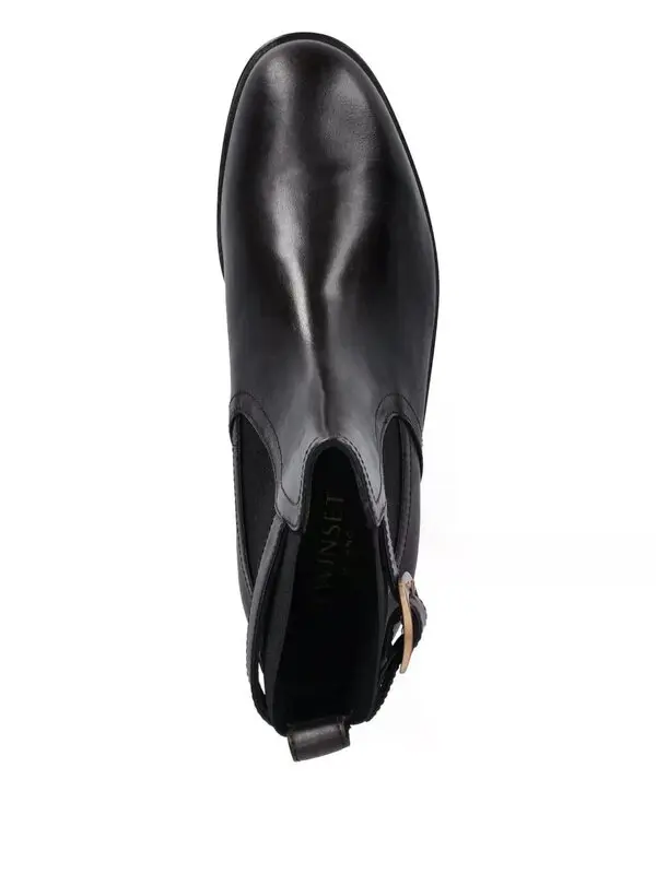 TWINSET Buckle-strap Chelsea Boots