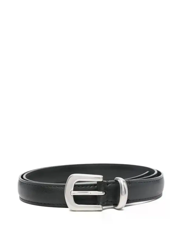 THE ROW Ring Leather Belt - Blue