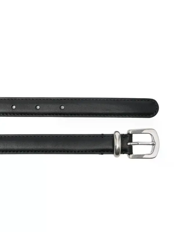 THE ROW Ring Leather Belt - Blue