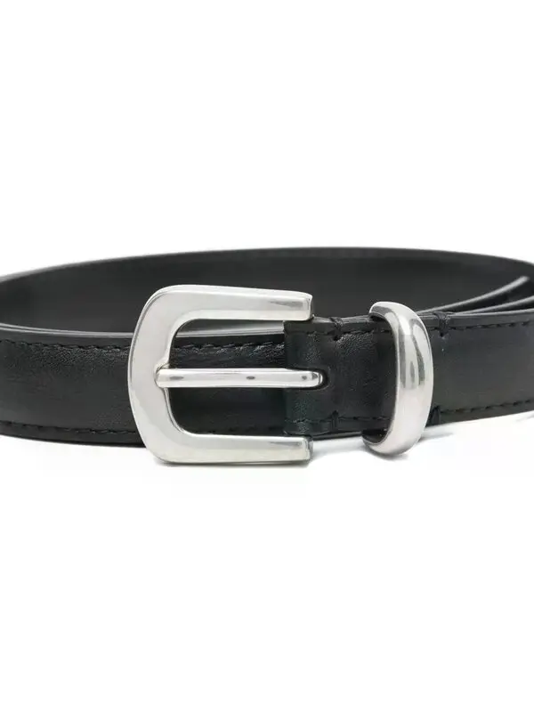 THE ROW Ring Leather Belt - Blue