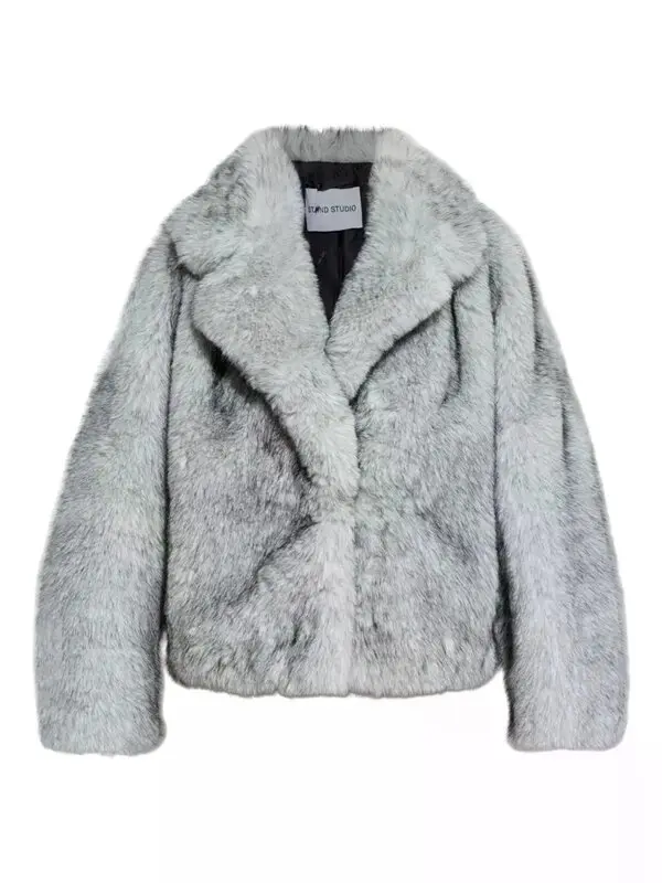 STAND STUDIO India Faux Fur Jacket - Grey