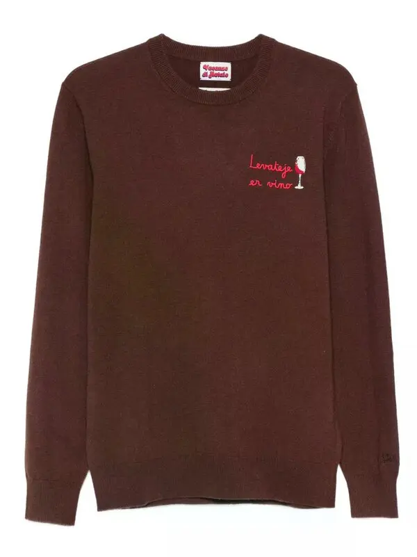 MC2 SAINT BARTH Crew-neck Sweater - Brown