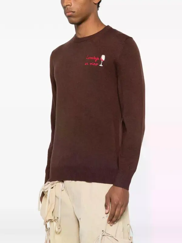 MC2 SAINT BARTH Crew-neck Sweater - Brown