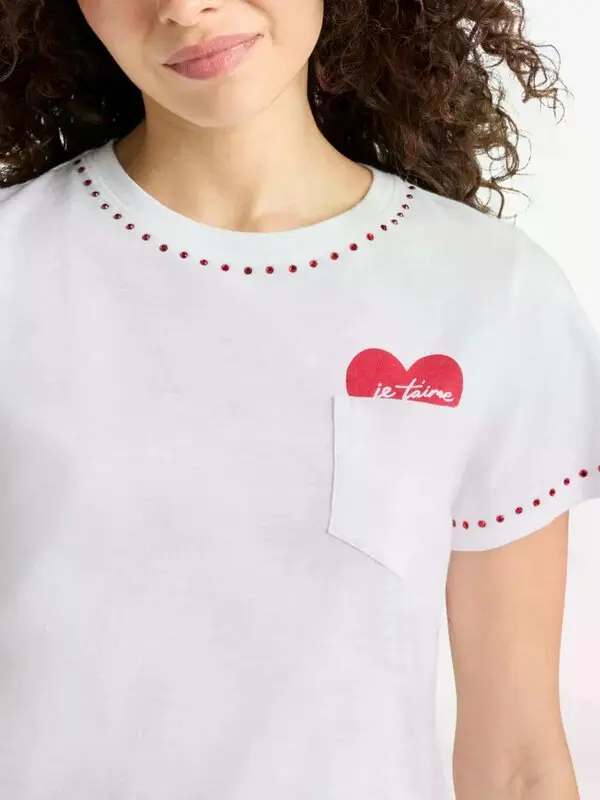 Cinq À Sept Heart-pocket T-shirt