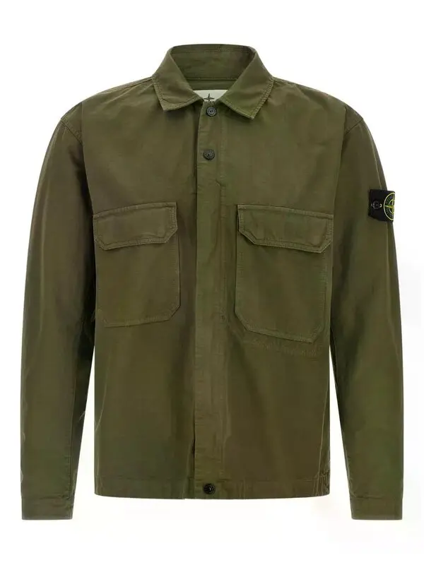 Stone Island Snap-button-fastening Overshirt
