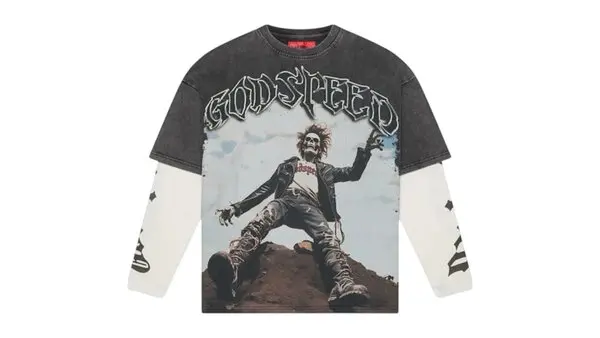 GODSPEED Rocker Thermal Long Sleeve Tee Shirt - Grey