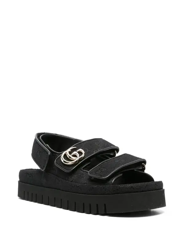 Gucci Double G Flatform Sandals