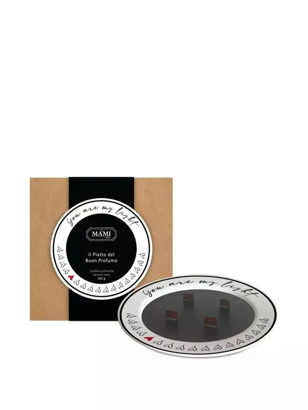 BACI MILANO Heart-motif Sandalo Candle