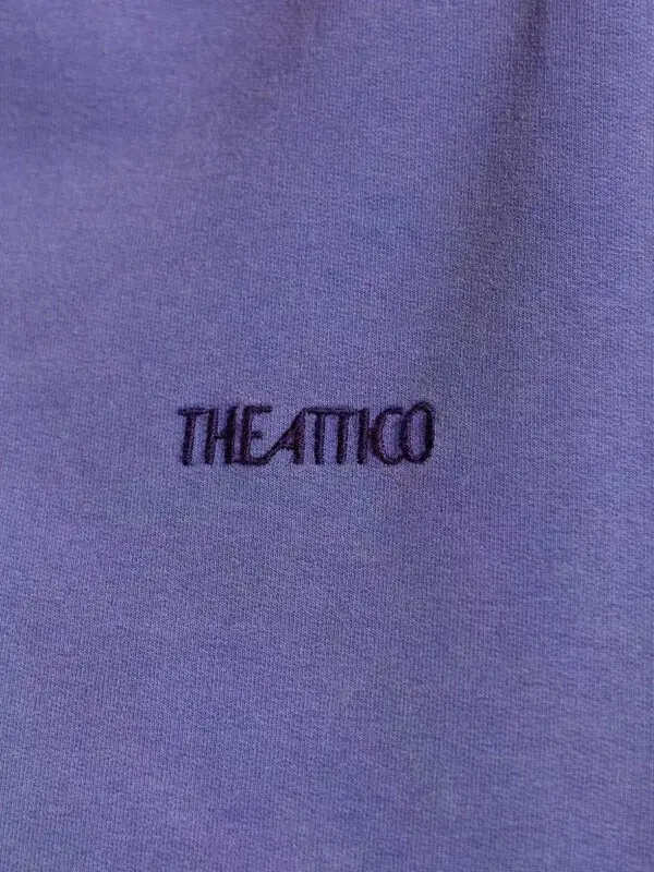 Attico Long-sleeve Mini Dress - Purple