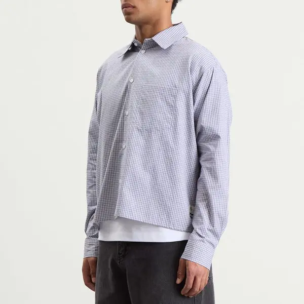 ABOUT:BLANK X Check Shirt - Blue