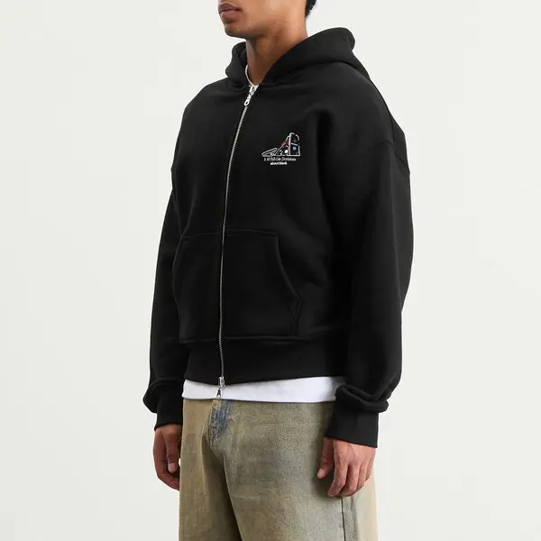 ABOUT:BLANK X Dominoes Zip Hoodie - Black