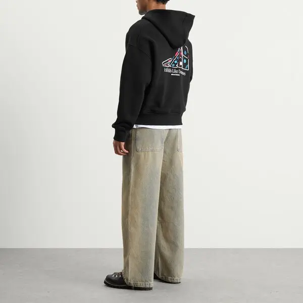 ABOUT:BLANK X Dominoes Zip Hoodie - Black