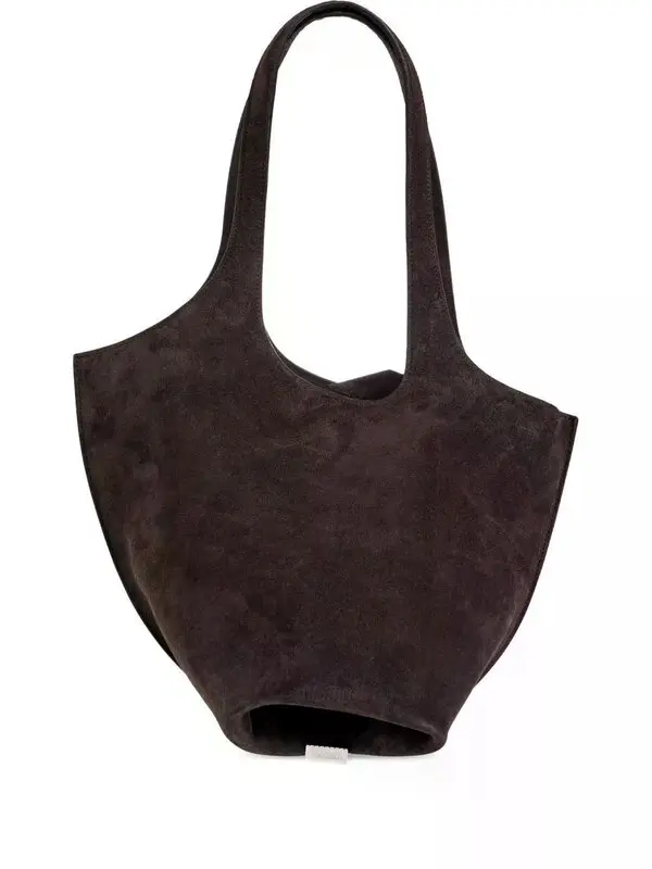 Attico La Scoop Medium Shoulder Bag - Brown