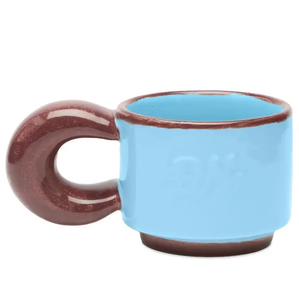 DAMSON MADDER Chubby Coffee Cup - Blue
