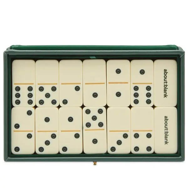 ABOUT:BLANK Dominoes Set