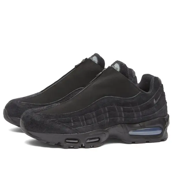 Nike Air Max 95 Big Bubble Zip Sneakers - Black/anthracite Metalic Cool Grey/white