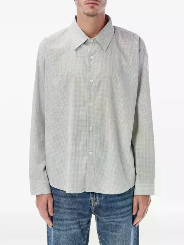 MFPEN Micro-checked Shirt - Grey
