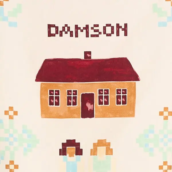 DAMSON MADDER Set Of 2 Tea Towels