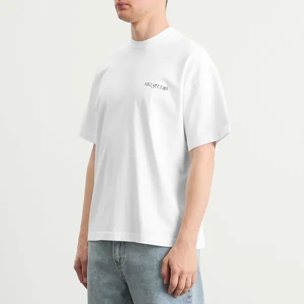 MKI MIYUKI ZOKU Script T-shirt - White
