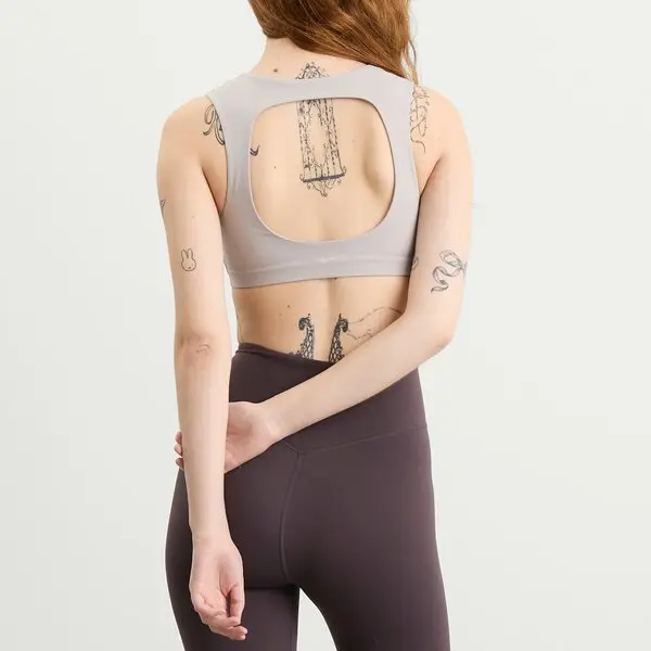 Nike Zenvy Sports Bra - Grey/white