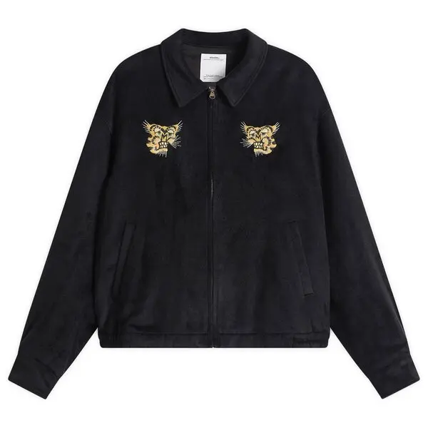 Visvim Norad Brushed Silk Jacket - Black