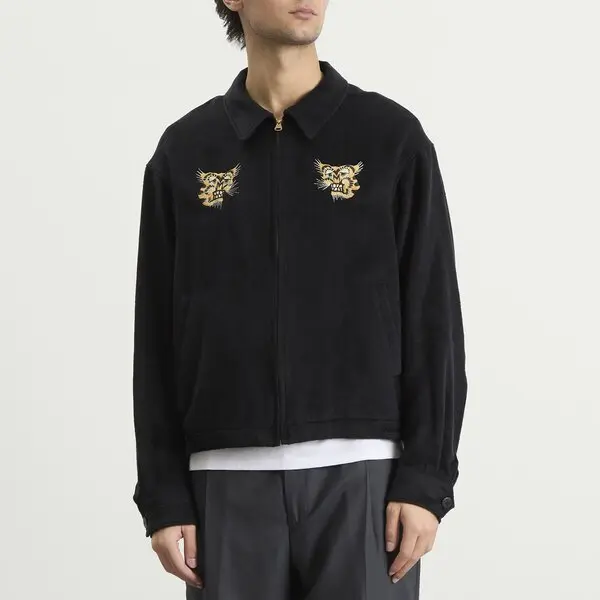 Visvim Norad Brushed Silk Jacket - Black