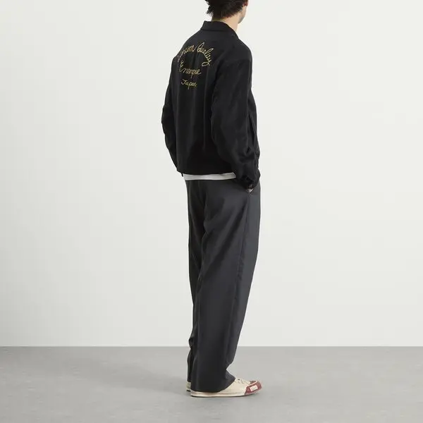 Visvim Norad Brushed Silk Jacket - Black