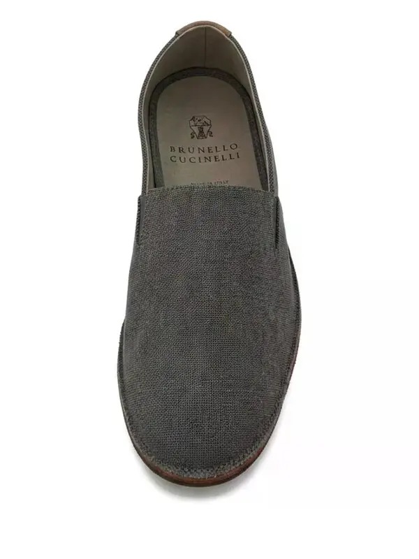 Brunello Cucinelli Canvas Slip-on Espadrilles
