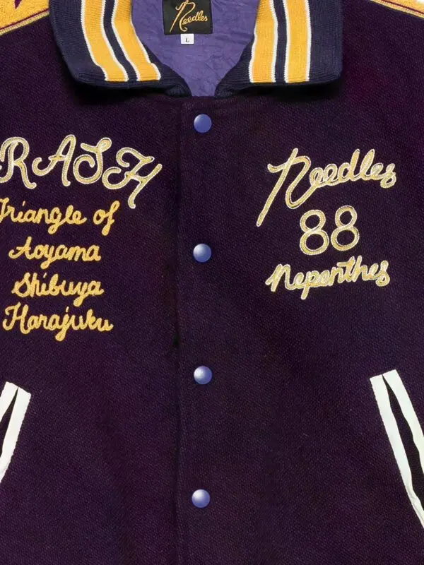 Needles Embroidered Letter Jacket