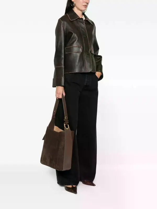 ANYA HINDMARCH Knot Detail Tote Bag - Brown
