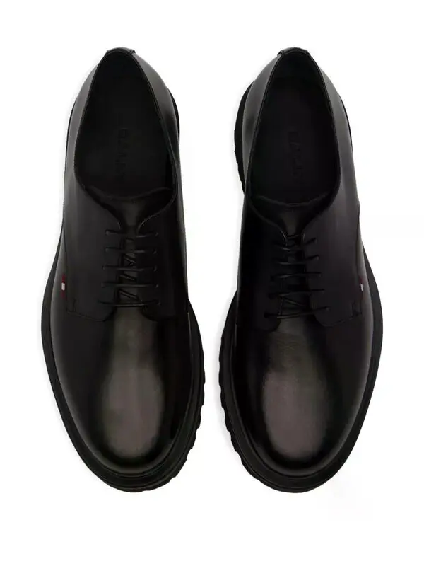 Bally Onyce Leather Derby Shoes