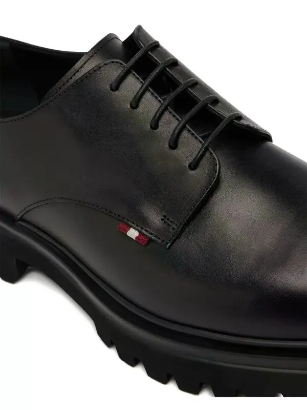 Bally Onyce Leather Derby Shoes
