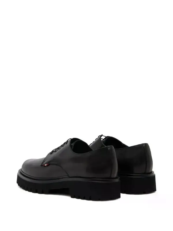 Bally Onyce Leather Derby Shoes