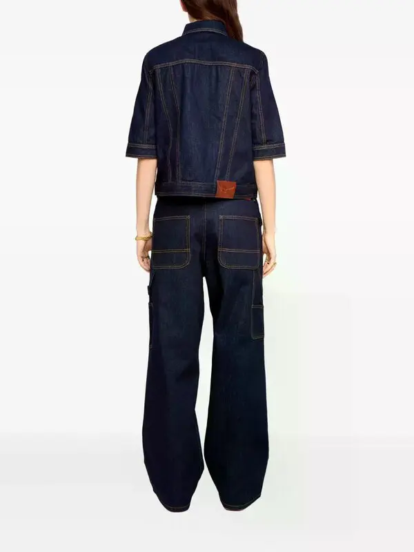 Zadig&Voltaire Kyo Short-sleeve Jacket - Blue